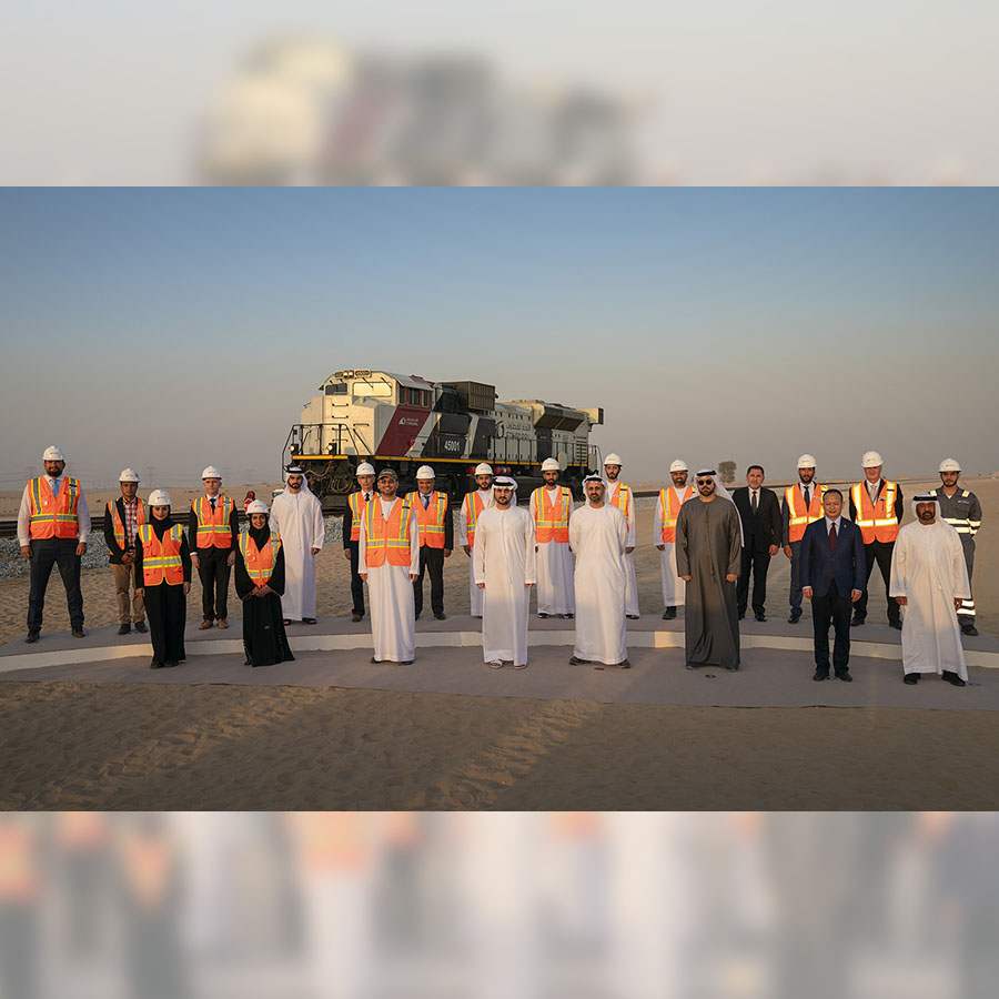 Abu Dhabi-Dubai direct rail link rail track completed ...