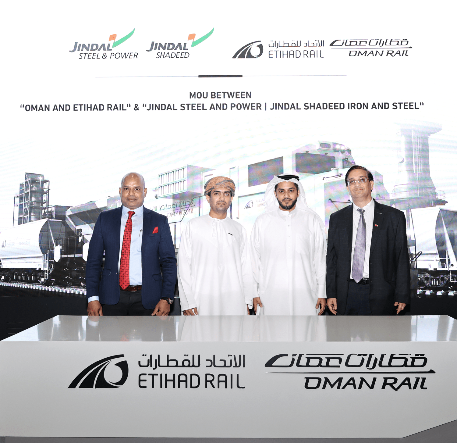 Oman and Etihad Rail Company Partners with Jindal to establish ...