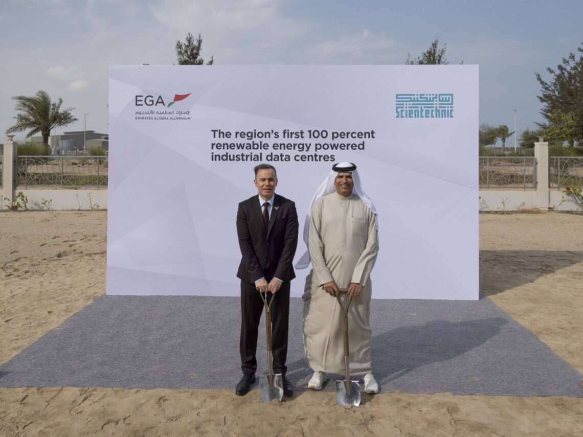 EGA breaks ground on the region’s first 100 per cent renewable energy ...
